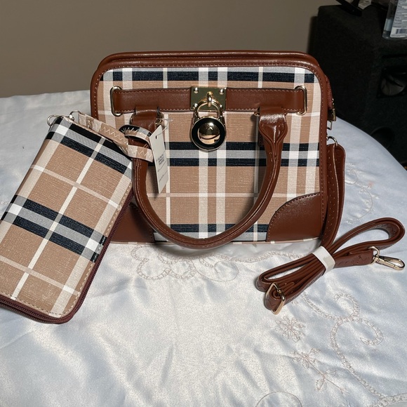 Bags | New Shoulder Bag With Matching Wristlet Wallet | Poshmark